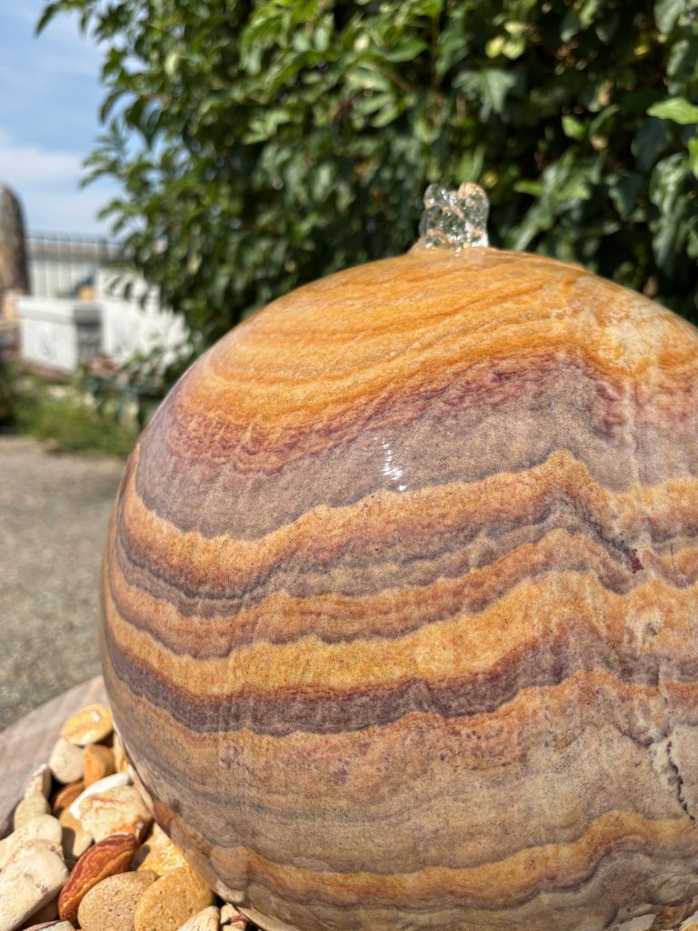 Kugelbrunnen Rainbow India Sarnath 50cm | Trösters Brunnenwelt