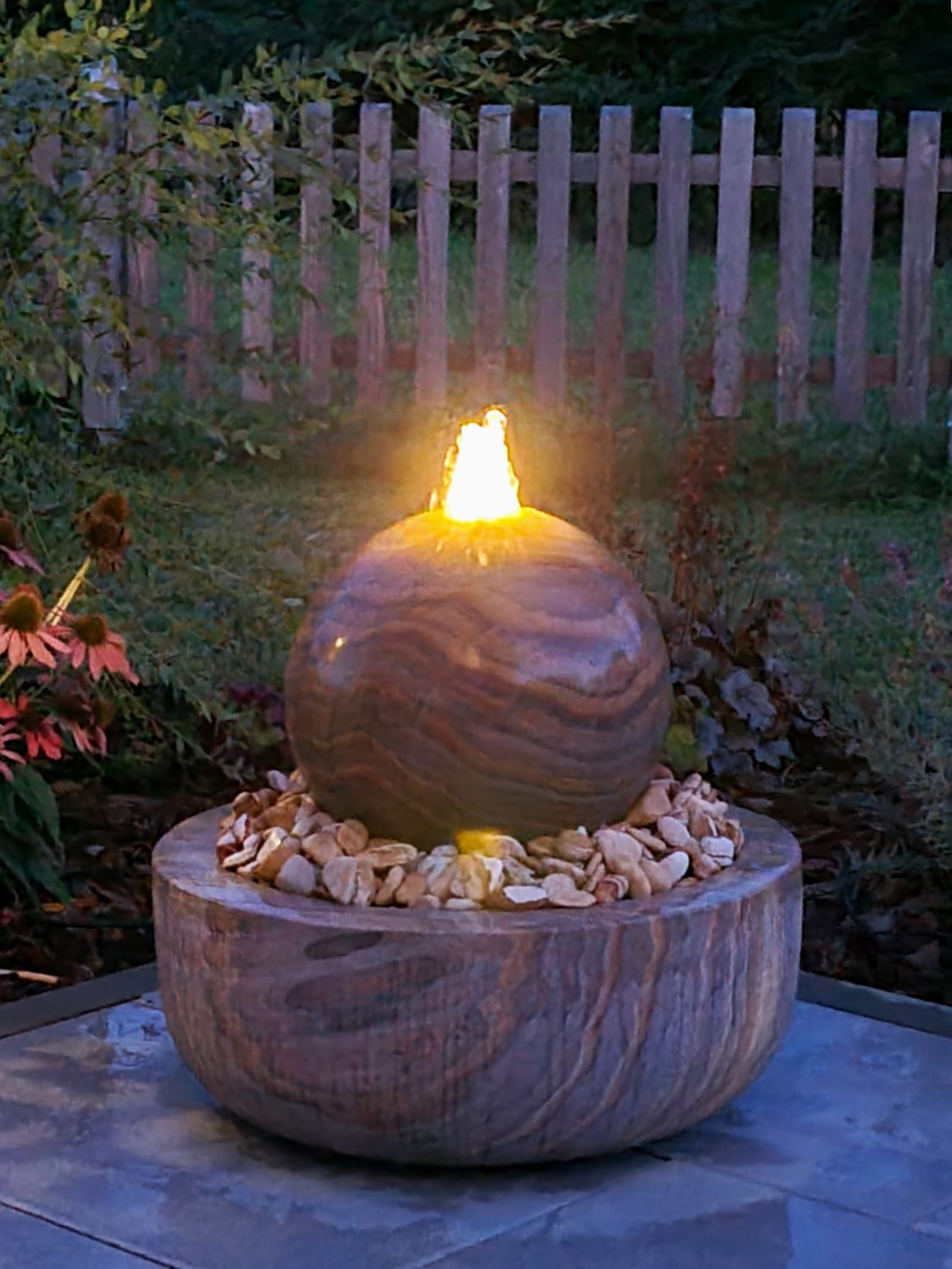 Kugelbrunnen Rainbow India Sarnath 50cm | Trösters Brunnenwelt